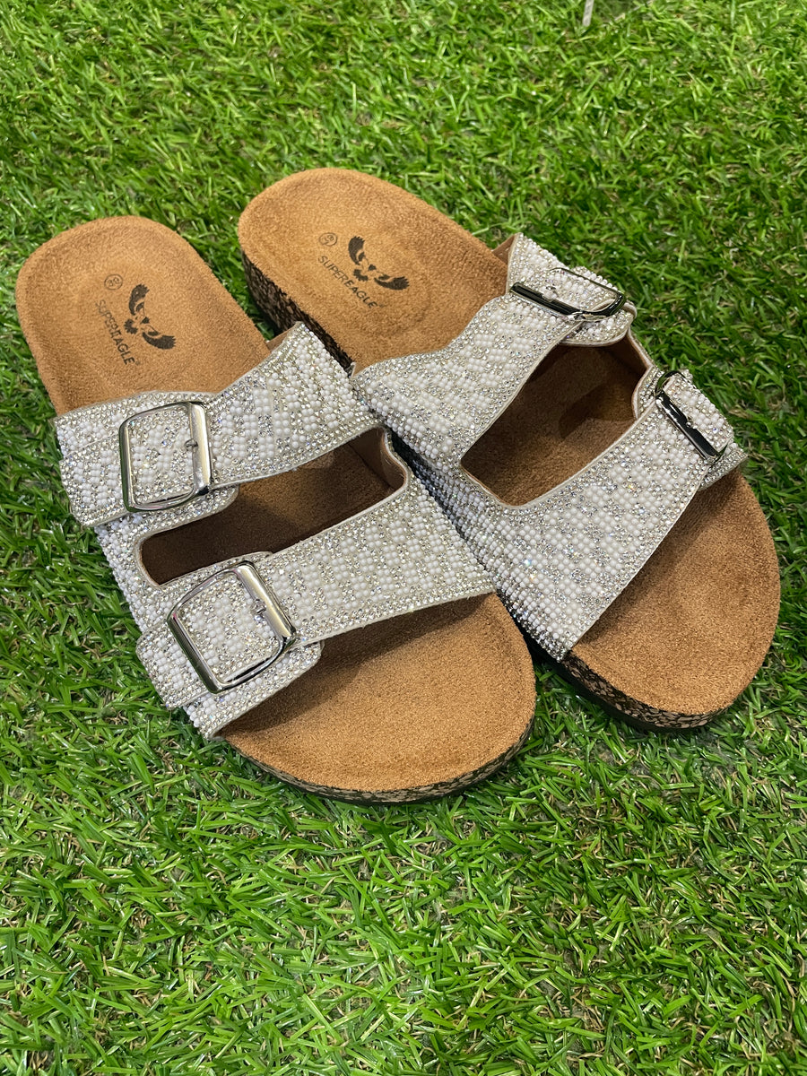 Crystal Double Buckle Sliders – The Magic Fairies