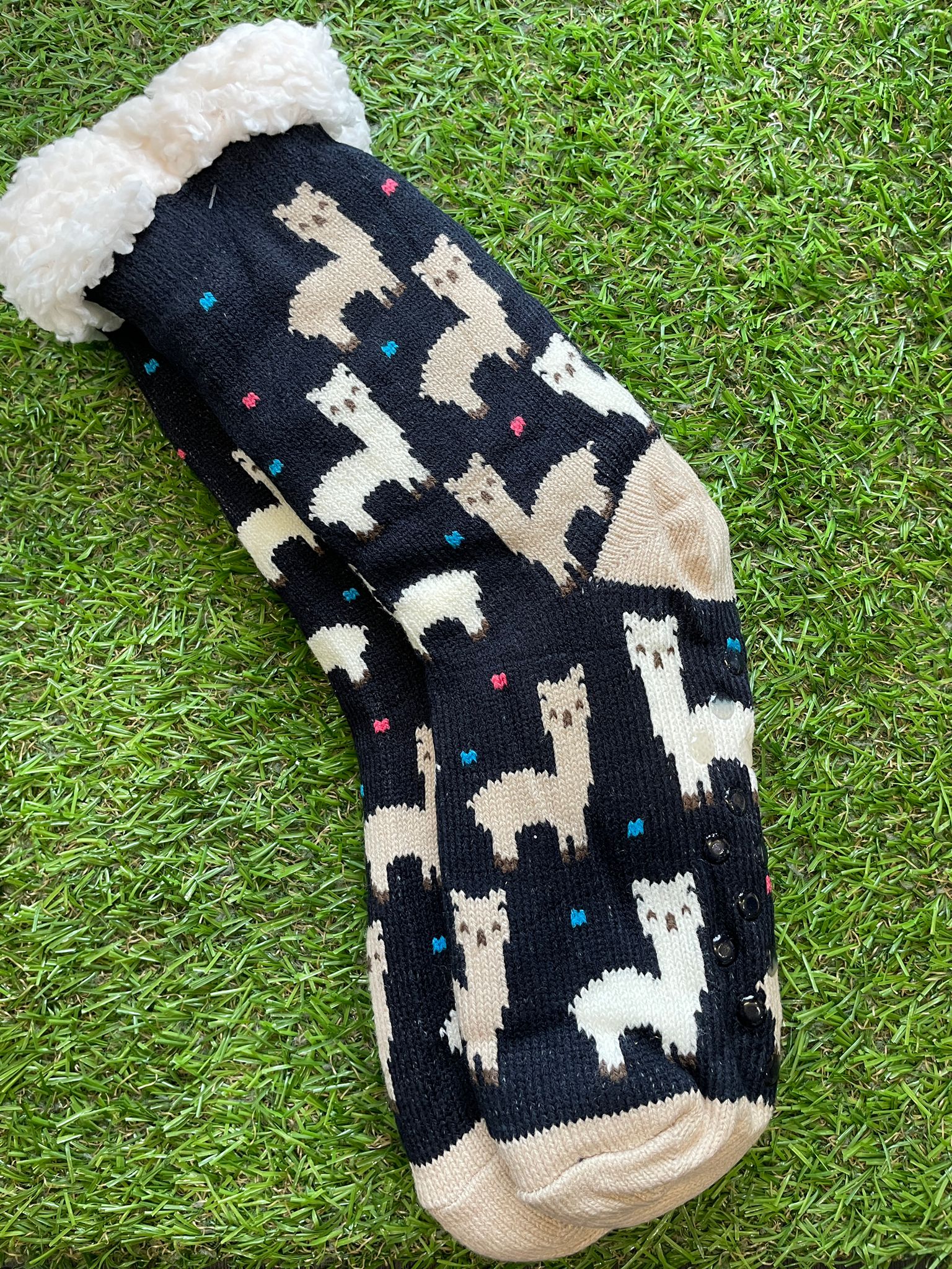 Llama Dots Slipper Socks(cosy toes) - The Magic Fairies