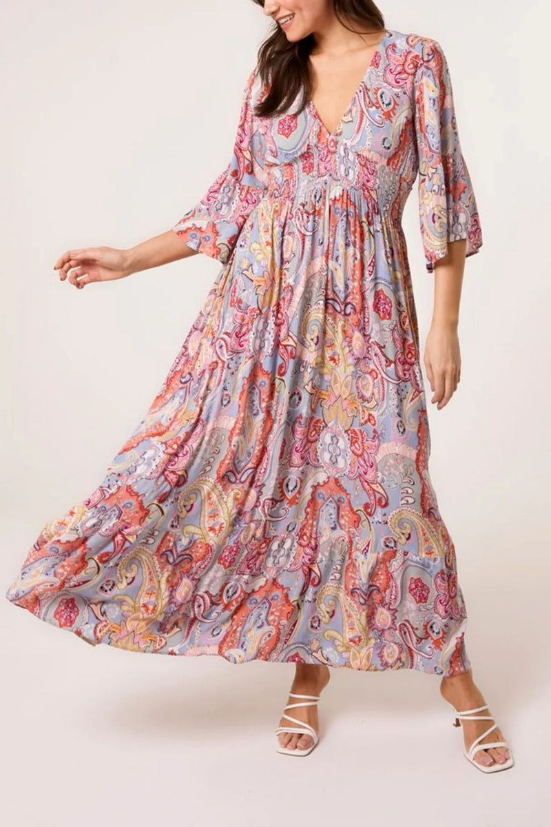 Callie V Neck Maxi Dress – The Magic Fairies