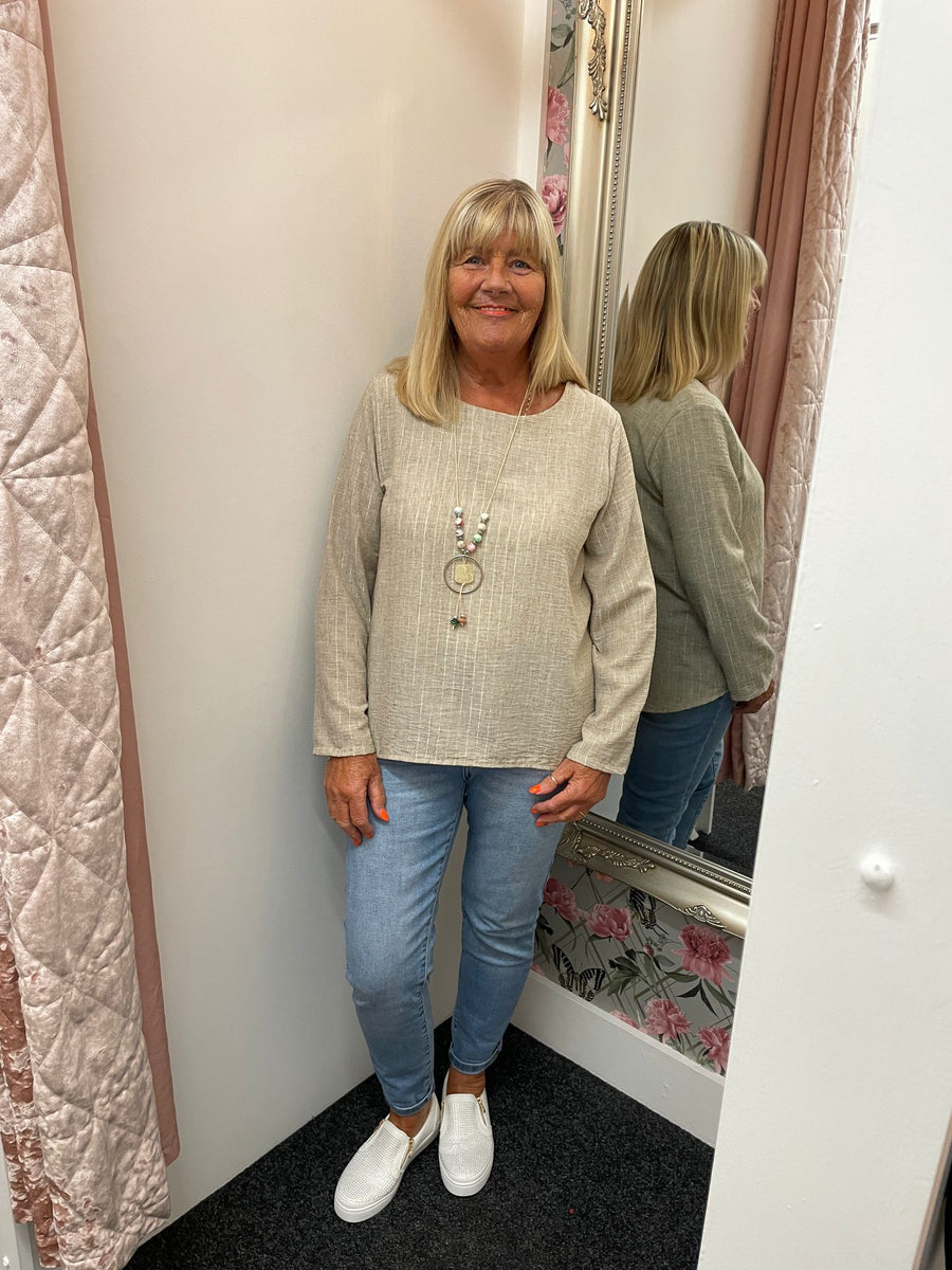 Angie Pinstripe Top – The Magic Fairies